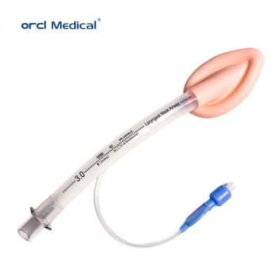 China ICU Use Latex-Free Silicone Reinforced Laryngeal Mask Airway With#1-5# Size for sale