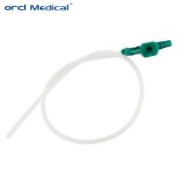 China Medical Supplies Disposable PVC Medical Suction Tube Clear Sputum Drainage Catheter for sale