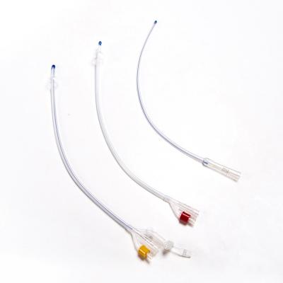 China Urology Surgery Series Medical Silicone Coated Foley Catheter Adult Urethral Catheter Tube for sale