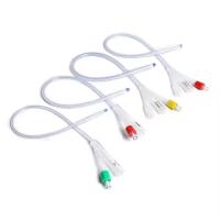 China Orcl 6fr 28fr 30fr 50ml 3 Way 2 Way Disposable Medical Silicone Foley Balloon Catheter for sale