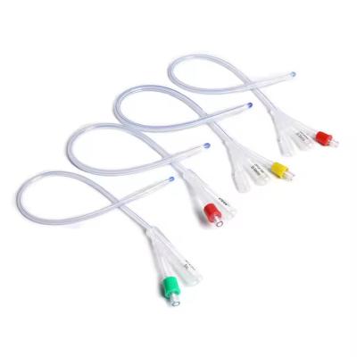 China Orcl 6fr 28fr 30fr 50ml 3 Way 2 Way Disposable Medical Silicone Foley Balloon Catheter for sale