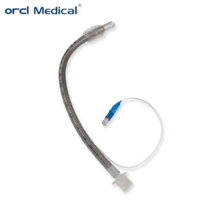 China Factory Manufacturer Distributor Medical PVC Reinforced Endotracheal Tube Cuffed ETT With High Volume Cuff for sale