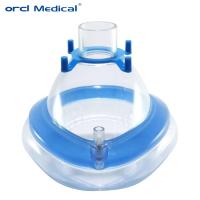 China Disposable Medical Face Mask PVC Breathing Air Anesthesia Mask For Anesthesia Machine for sale