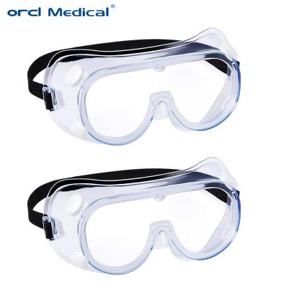 China Medical Durable Medical Goggles Sterile Anti-Fog Anti-Liquid Splash Safety Protective Goggles for sale