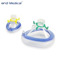 China China Professional Factory Produce Medical grade PVC Anaesthesia Mask With Standard Port Air Cushion Mask for sale