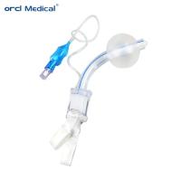 China Medical Supply For Single Use Only Disposable PVC 2.0-11.0mm Tracheotomy Tube With Cuffed for sale