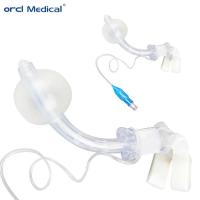 China Medical Supply For Single Use Only Disposable PVC 2.0-11.0mm Tracheotomy Tube With Cuffed for sale