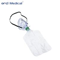 China High Quality Surgical Supply Hospital Use Disposable Non Rebreathing Face Mask PVC oxygen Mask with Reservoir Bag for sale