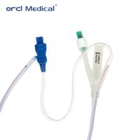 China All Silicone Foley Catheter with Temperature Sensor Probe Round Tipped for Temperature Management for sale