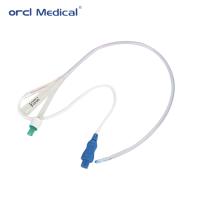 China All Silicone Foley Catheter with Temperature Sensor Probe Round Tipped for Temperature Management for sale