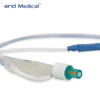 China All Silicone Foley Catheter with Temperature Sensor Probe Round Tipped for Temperature Management for sale