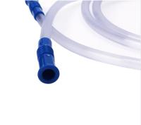 China Medical Disposable PVC Suction Connecting Tube Medical Supply Yankauer Suction Set for sale