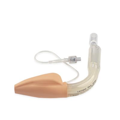 China Good Sealability Medical Grade Double Lumen Silicone Laryngeal Mask Airway for sale