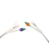 China China Silicone Foley Catheter Three Way Coude Tip Tiemann Normal Balloon Manufacturer for sale