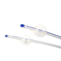 China China Silicone Foley Catheter Three Way Coude Tip Tiemann Normal Balloon Manufacturer for sale