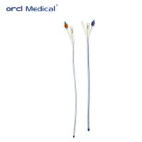 China All Silicone Urinary Foley Catheter 2 Way for Single Use Standard Balloon Urethral Suprapubic Use for sale