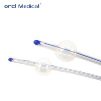 China All Silicone Urinary Foley Catheter 2 Way for Single Use Standard Balloon Urethral Suprapubic Use for sale