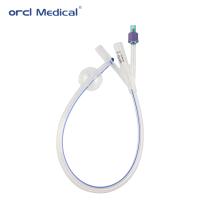 China All Silicone Urinary Foley Catheter 2 Way for Single Use Standard Balloon Urethral Suprapubic Use for sale