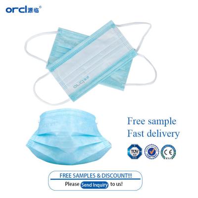 China Medical Masks Individually Wrapped Mascarilla BLue Disposable Surgical Face Mask for sale