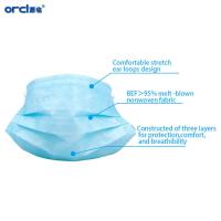 China High Custom Color 3-Layer Nonwoven Disposable Face Masks Direct Manufacturer Export Sales Certification for sale