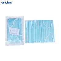 China High Custom Color 3-Layer Nonwoven Disposable Face Masks Direct Manufacturer Export Sales Certification for sale
