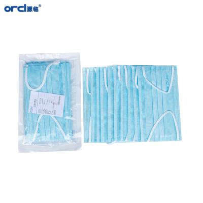 China High Custom Color 3-Layer Nonwoven Disposable Face Masks Direct Manufacturer Export Sales Certification for sale