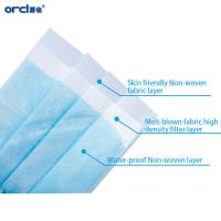 China High Custom Color 3-Layer Nonwoven Disposable Face Masks Direct Manufacturer Export Sales Certification for sale