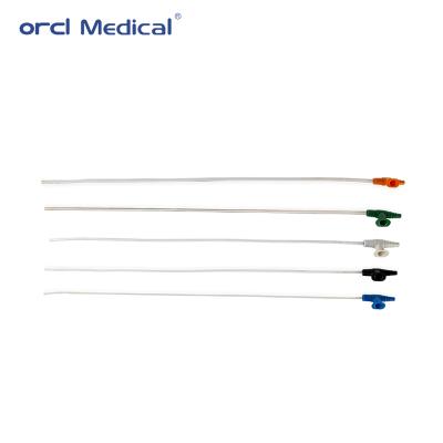 China Respiratory Therapy PVC Suction Catheter  Fr6-22 Sizes Medical-Grade Catheter with Graduation Marks for sale