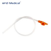 China Flexible Low-Friction Medical-Grade Fr6-22 Sizes PVC Suction Catheter with Graduation Marks for sale