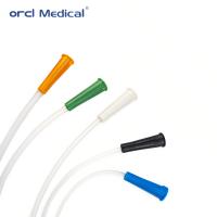 China Medical Supply Sterile Fr6-Fr22 Sizes  PVC Suction Catheter Anti-Kink Design Single-Use for sale