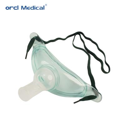 China medical consumable Disposable Medical PVC Lightweight Comfort Oxygen Tracheostomy Mask for sale