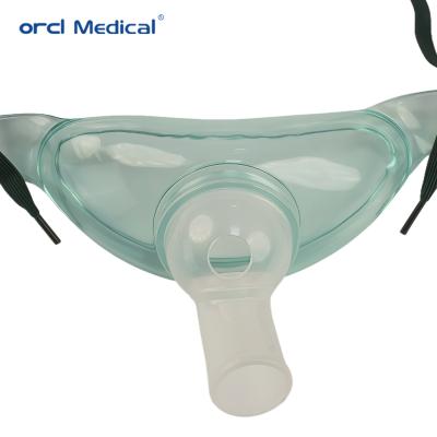 China CE ISO Single-use PVC Oxygen Mask Tracheostomy Mask With Tube Without Tube  Factory Manufacturer for sale