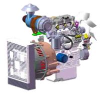China Maintenance Free Alternator Without Bearing Perkins DC Generator Sets for sale