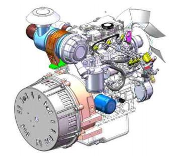 China Smart Management Of Battery'S Output Perkins DC Generator Sets for sale