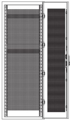 China IP20 EN 60529 Indoor Telecom Cabinet Natural Heat Radiation Cooling Mode for sale