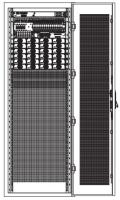 China 1200A Indoor Telecom Cabinet Dia 600mmx600mmx2000mm Black Color for sale