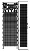China Anti Theft Telecom Energy Cabinet Outdoor 34U 48 Volt DC For 4000m Altitude for sale
