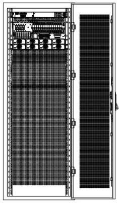 China Telecom Black Energy Cabinet Racks IP20 Protection 19 Inch Space LionRock ODM for sale
