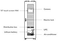 China ODM OEM Edge Computing Infrastructure , Micro Data Center With 10 Inch Touch Screen for sale