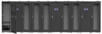 China 250U Black Server Cabinet 2850kg With 10 Inch Touch Screen HMI for sale