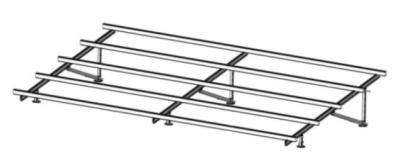 China 300Wp Solar Power Solutions , 4.5m Solar Panel Support Structure Aluminum Alloy Material for sale