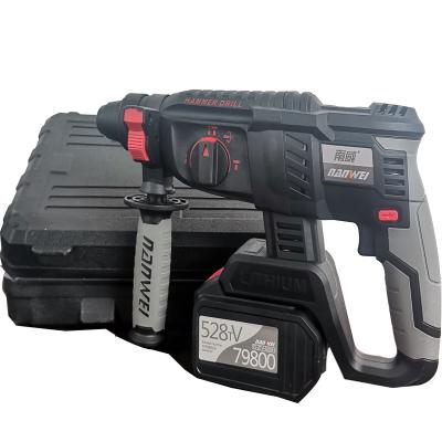 China Sales Best Construction Impact Cordless Rotary Hammer Low Price Electric Drill Cordless Hammer for sale