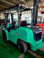 China Mitsubishi FD25 FD30 3ton Used Forklift Secondhandl Forklift low price Good Working Condition 2 Mast 3 Stages for sale