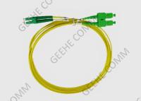 China 50/125 Duplex LC APC to SC APC Fiber Optic Jumper Cable Single Mode OS2 2.0mm for sale