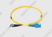 China 62.5/125 Multimode Fiber Patch Cord 100M FC APC to SC Duplex OM1 for sale