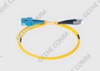 China 62.5/125 Multimode Fiber Patch Cord 100M FC APC to SC Duplex OM1 for sale