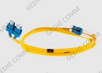 China Multimode LC to SC Duplex Fiber Patch Cord 30M OM3 50/125 for sale
