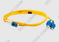 China Multimode LC to SC Duplex Fiber Patch Cord 30M OM3 50/125 for sale