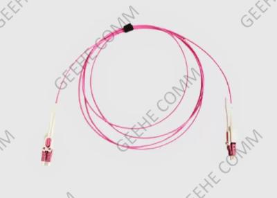China Uniboot LC/LC Duplex 2.0mm OFNP Fiber Patch Cable Push Pull Tab for sale