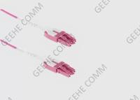 China Uniboot LC/LC Duplex 2.0mm OFNP Fiber Patch Cable Push Pull Tab for sale